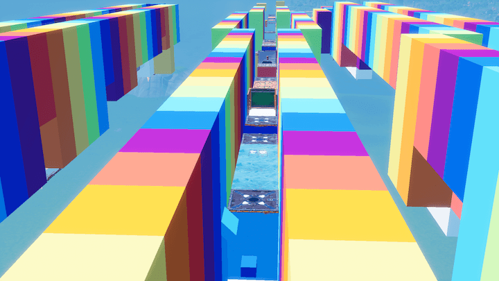 The Easiest 50 Level Rainbow Deathrun